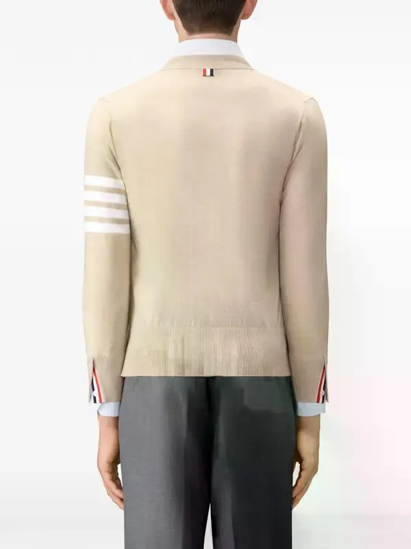 Thom Browne 4-bar V-neck Cardigan