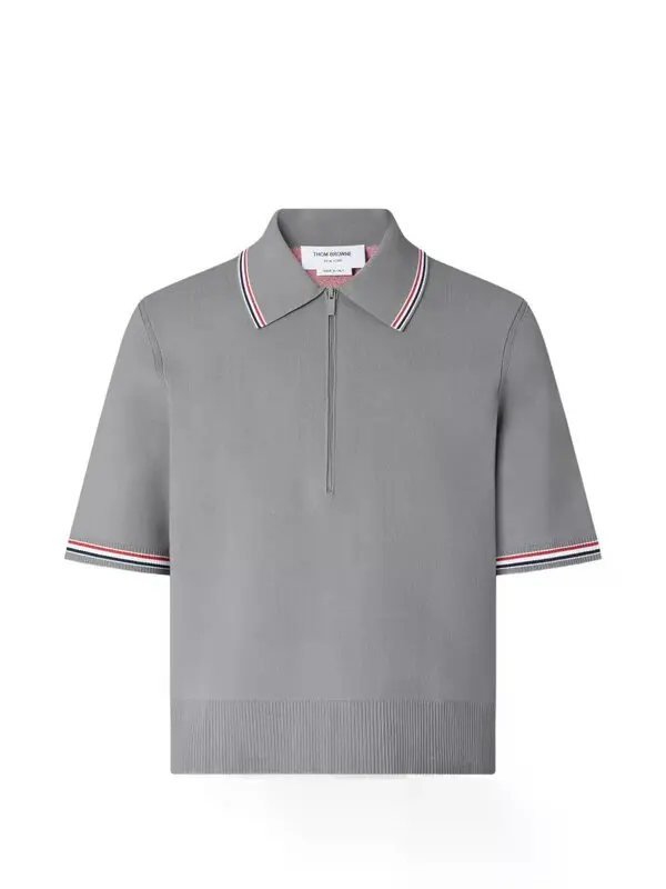 Thom Browne Browne 65 Intarsia Polo Shirt