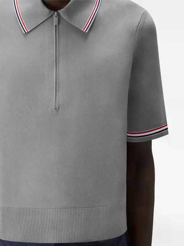 Thom Browne Browne 65 Intarsia Polo Shirt