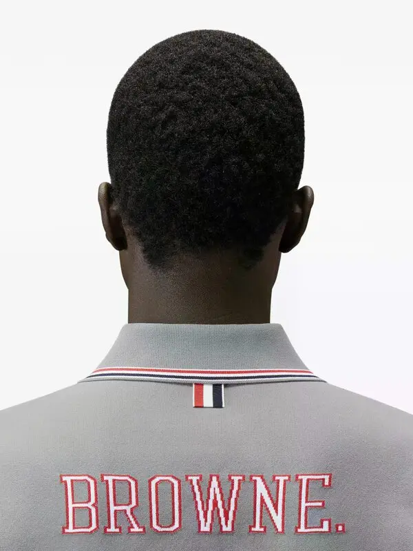 Thom Browne Browne 65 Intarsia Polo Shirt