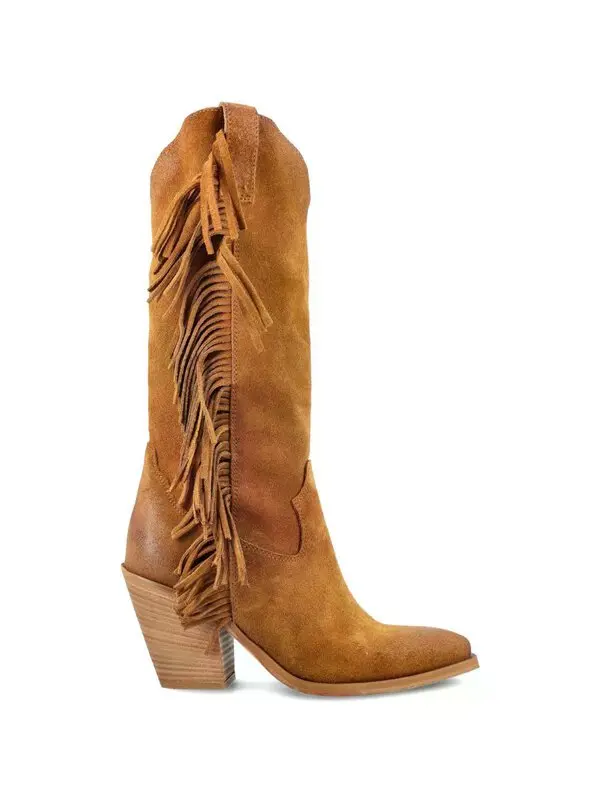 JE T'AIME MILANO|WOMAN Je T'aime Milano Suede Fringed Boots