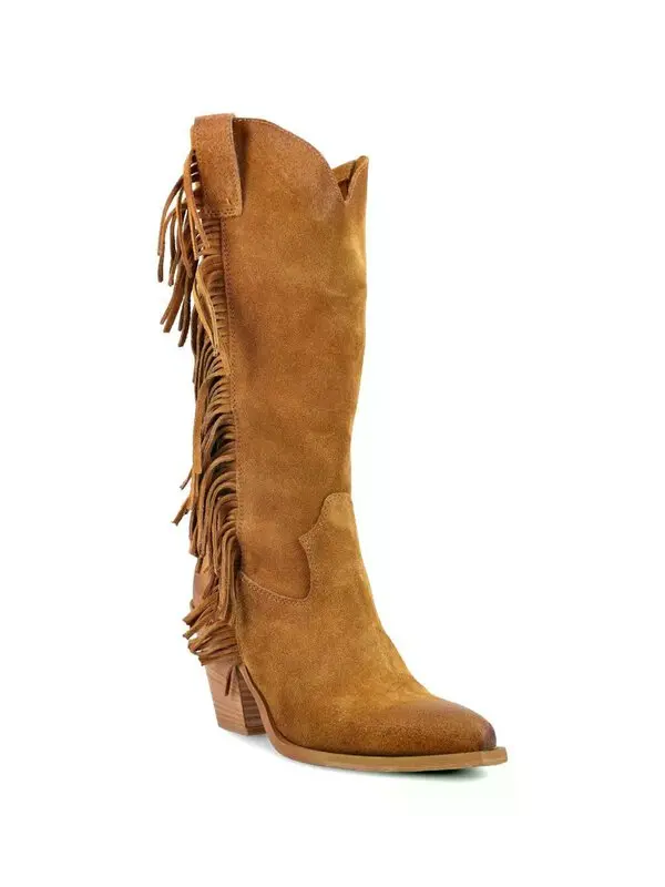 JE T'AIME MILANO|WOMAN Je T'aime Milano Suede Fringed Boots