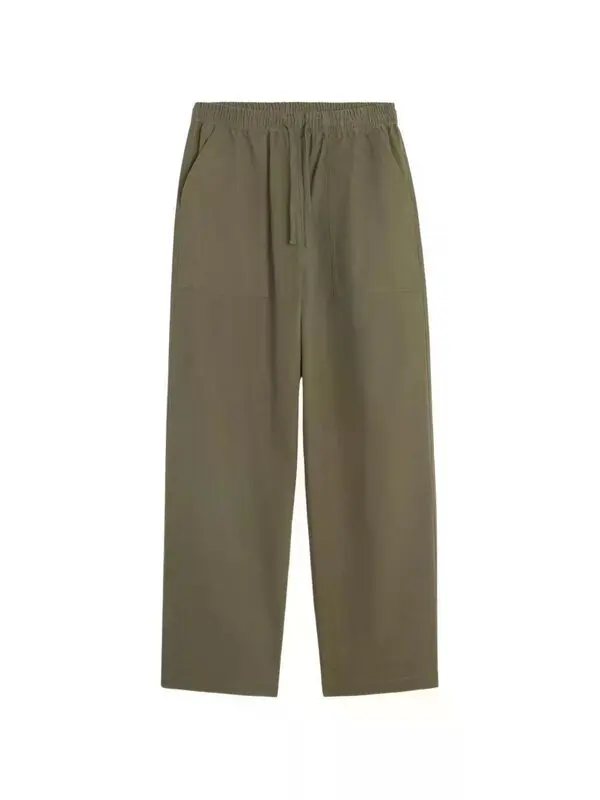 Maison Kitsuné Drawstring Waistband Trousers - Green