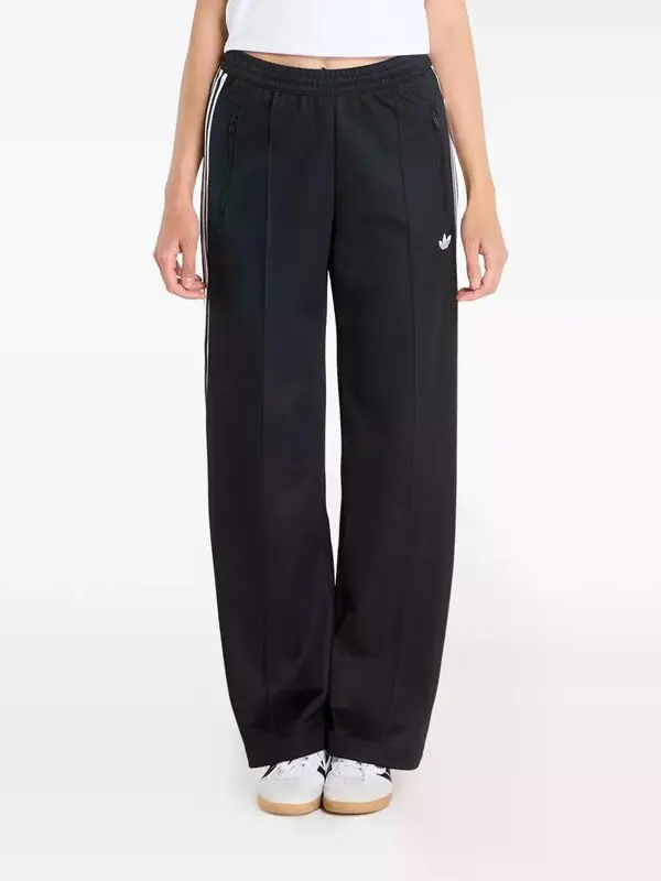 Adidas Classic Logo Embroidered Track Pants - Black