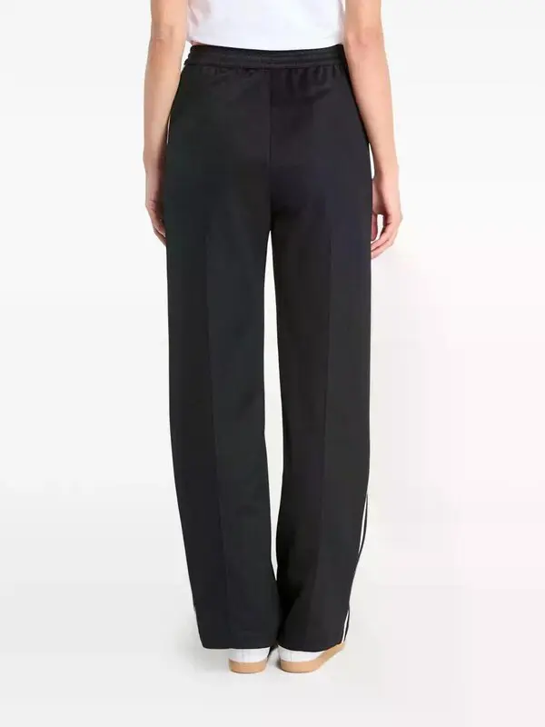 Adidas Classic Logo Embroidered Track Pants - Black
