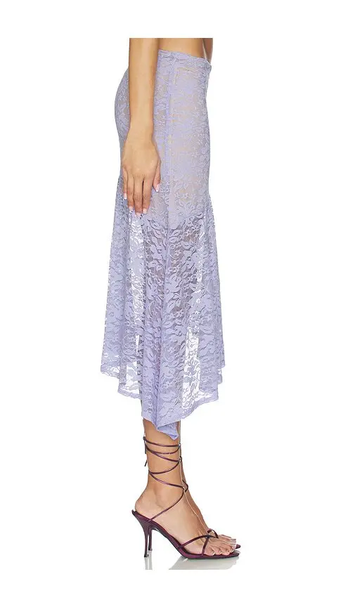 RUNAWAY THE LABEL Ava Flounce Midi Skirt