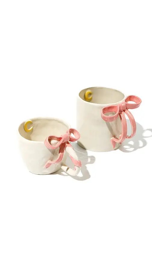 NOON & MOON Bowknot Coffee Mug