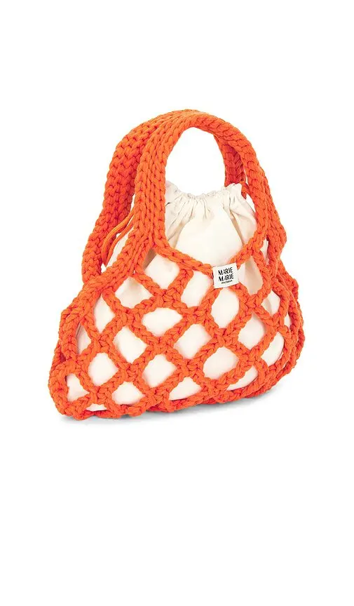 MARIE MARIE AMSTERDAM Little Fab Bag Woven Drawstring Handheld Bag