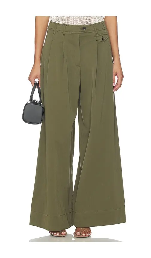 Ulla Johnson Motherwell Wide Leg Trouser Pants