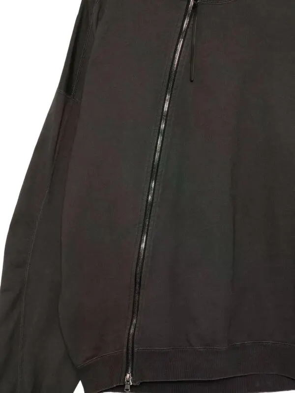 THE VIRIDI-ANNE Sweat Zip-up Cardigan