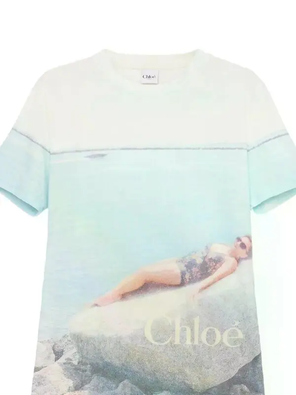 Chloé Graphic Print T-shirt