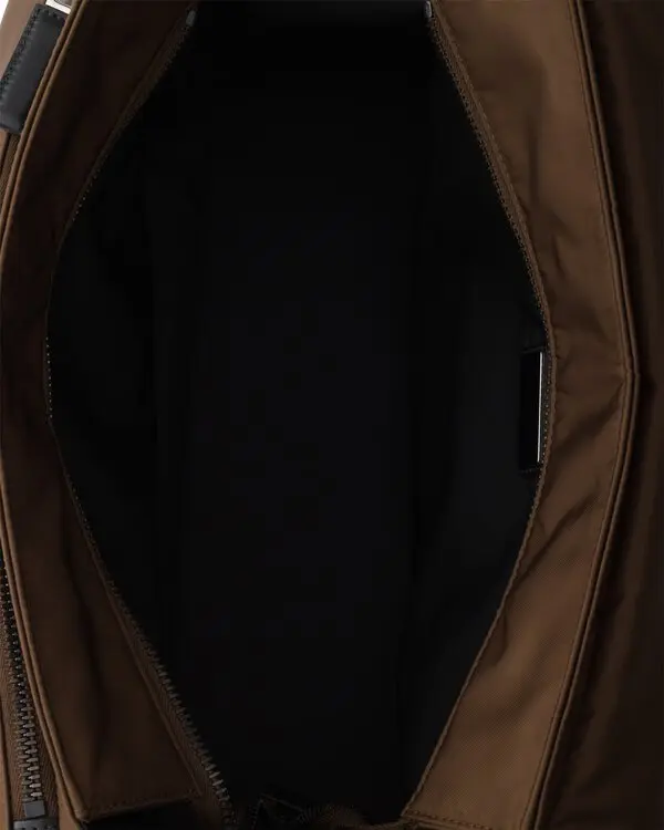 Prada Re-nylon And Leather Bag - Sienna