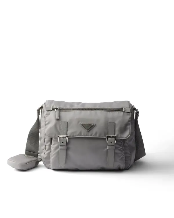 Prada Re-nylon Shoulder Bag With Detachable Pouch
