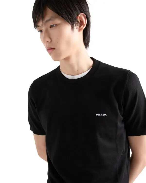 Prada Cotton Crew-neck Sweater