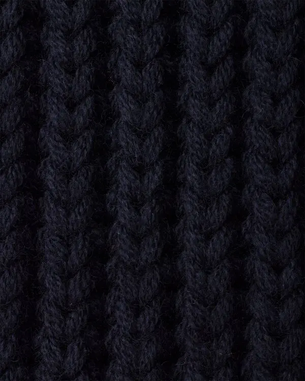 Prada Wool Scarf - Navy