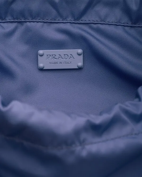Prada Re-nylon Drawstring Backpack - Baltic Blue