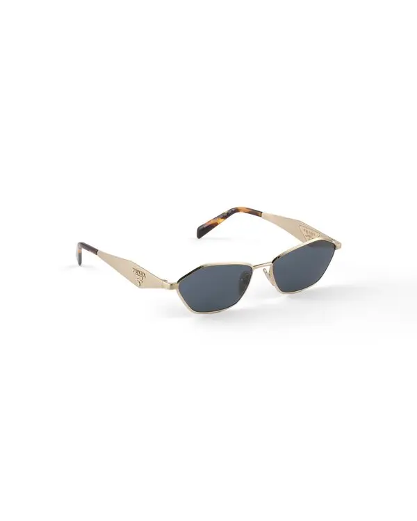 Prada Metal Frame Sunglasses - Graphite Lenses