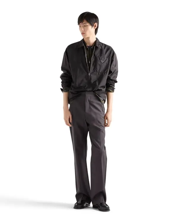 Prada Re-nylon Zipper Shirt