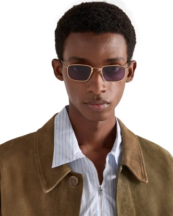 Prada Square Frame Sunglasses - Mulberry Lenses