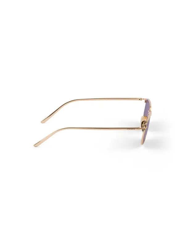 Prada Square Frame Sunglasses - Mulberry Lenses