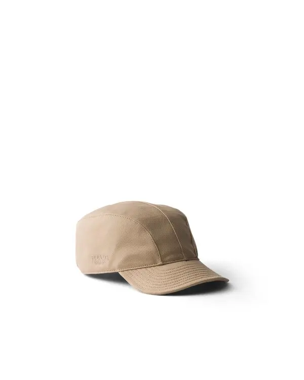 Prada Embroidered Logo Baseball Cap - Khaki