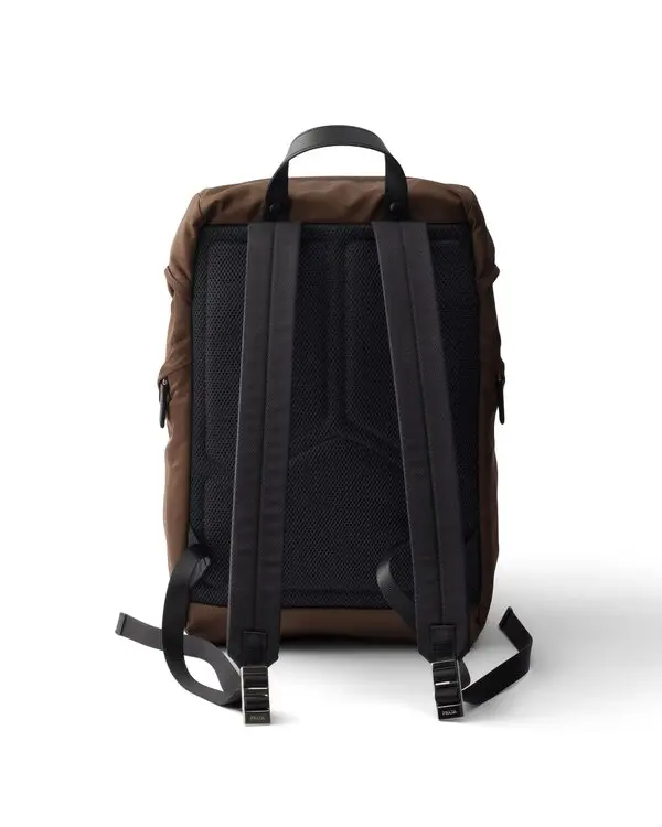 Prada Re-nylon And Saffiano Leather Backpack