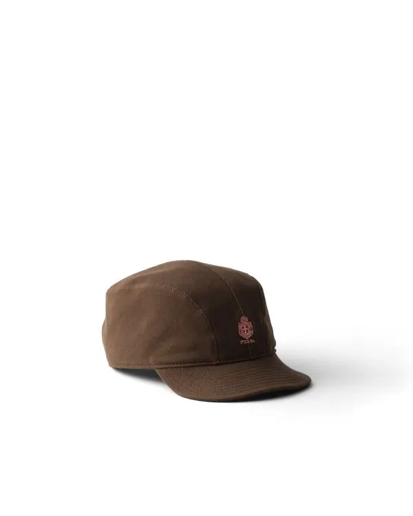 Prada Piqué Baseball Cap - Ebony