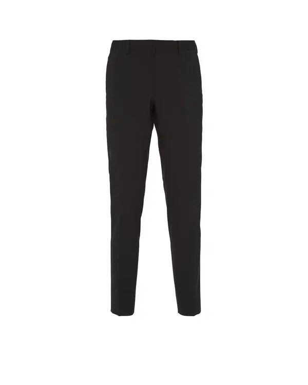 Prada Light Stretch Wool Tailored Trousers