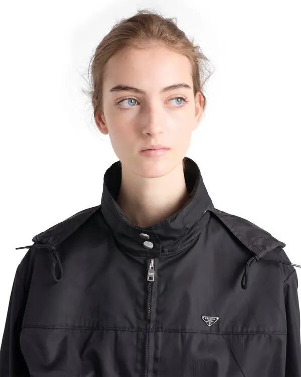 Prada Re-nylon Blouson Jacket - Black