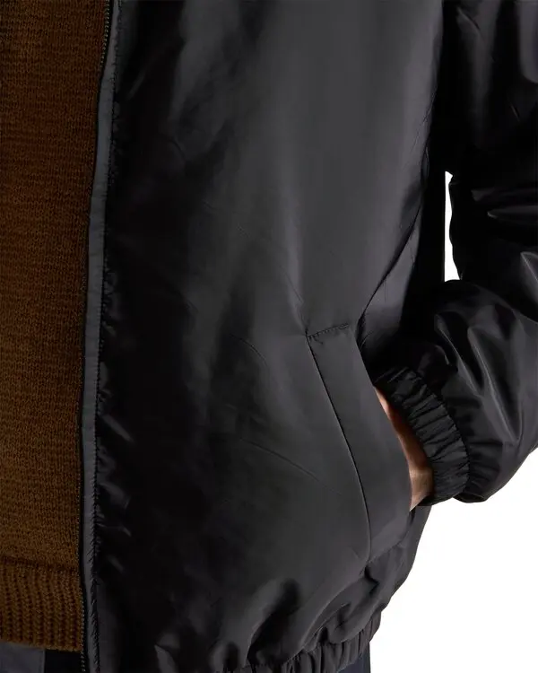 Prada Re-nylon Blouson Jacket With Embroidered Logo