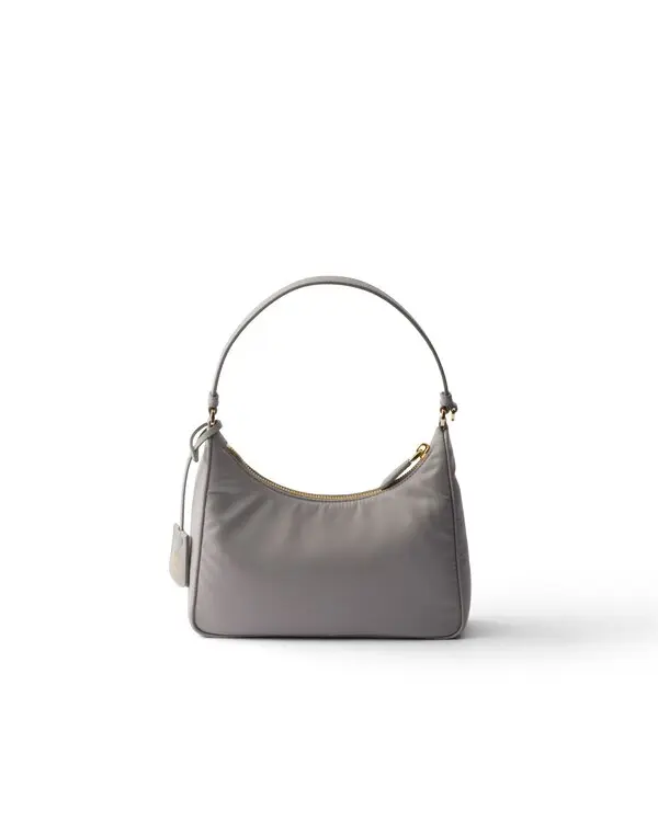 Prada Re-edition 2005 Re-nylon And Saffiano Mini Bag - Cloudy Gray