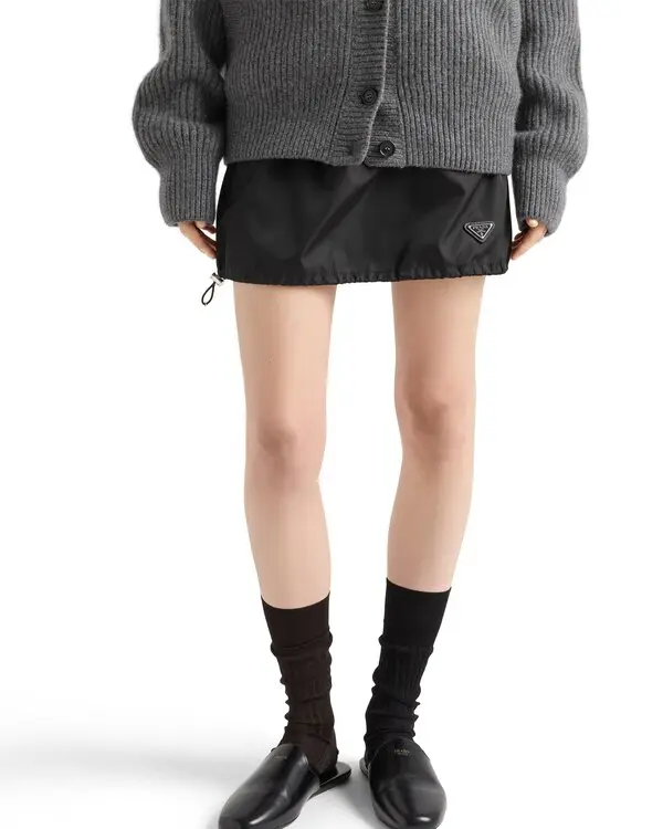 Prada Re-nylon Miniskirt
