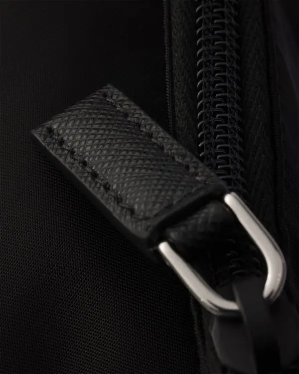 Prada Re-nylon And Leather Shoulder Bag