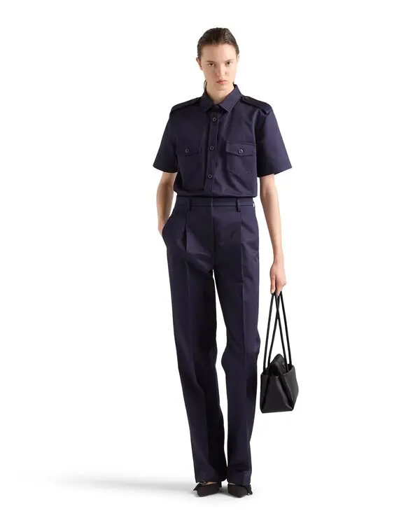 Prada Short-sleeved Chino Shirt