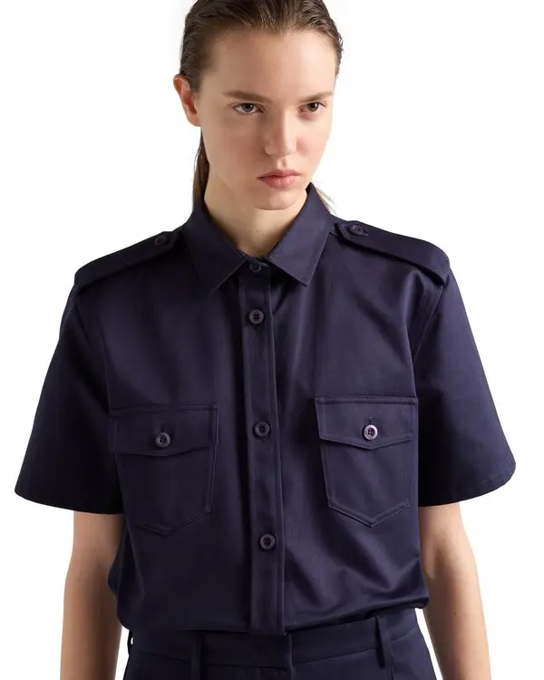 Prada Short-sleeved Chino Shirt