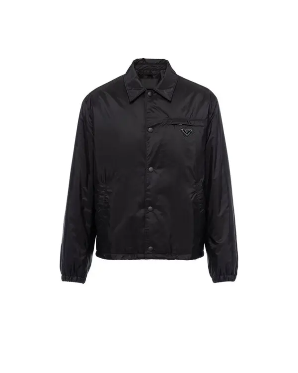 Prada Re-nylon Blouson Jacket With Enameled Triangle Logo