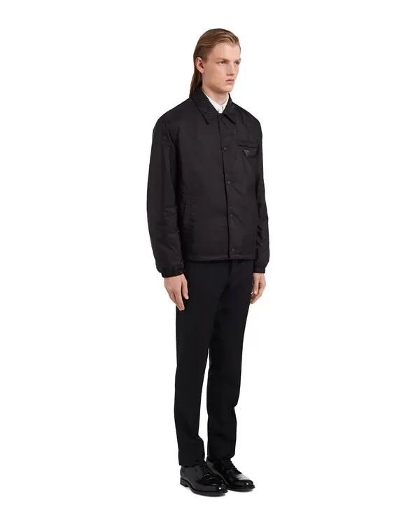 Prada Re-nylon Blouson Jacket With Enameled Triangle Logo