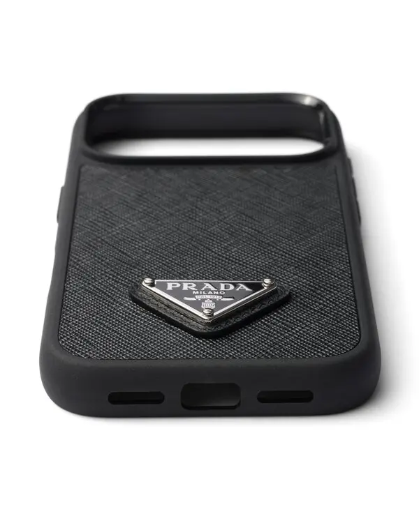 Prada Saffiano Leather Case For Iphone 17 Pro