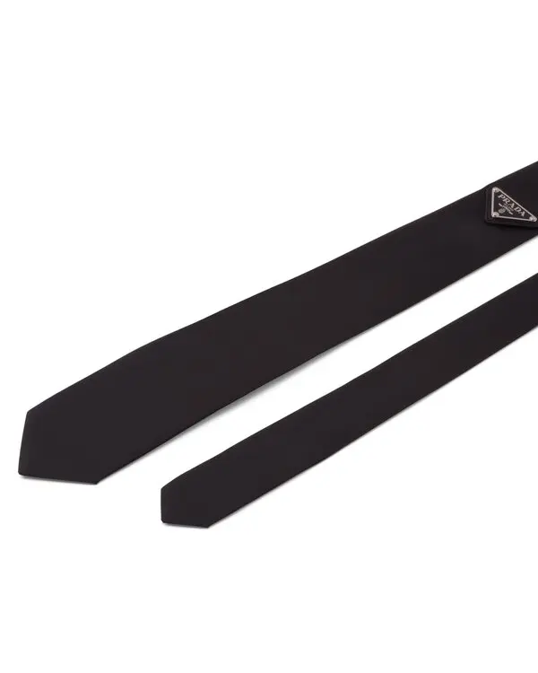 Prada Re-nylon Neck Tie - Black