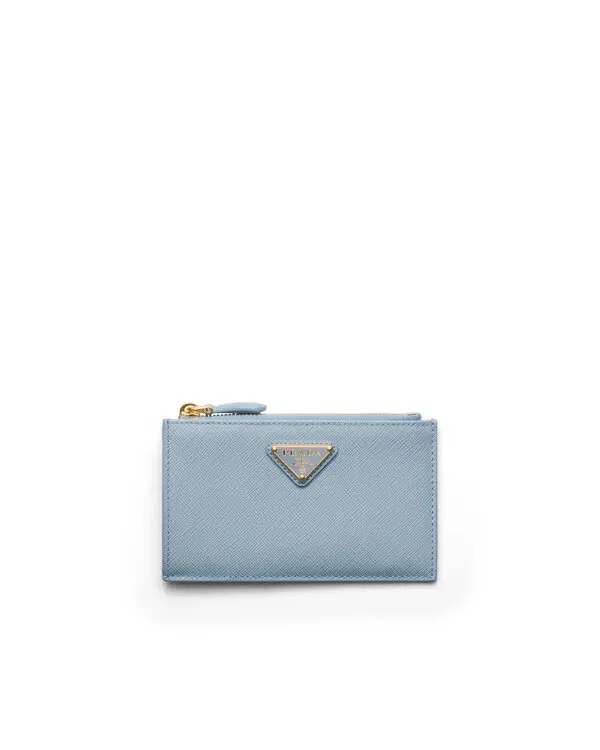 Prada Printed Saffiano Leather Card Holder