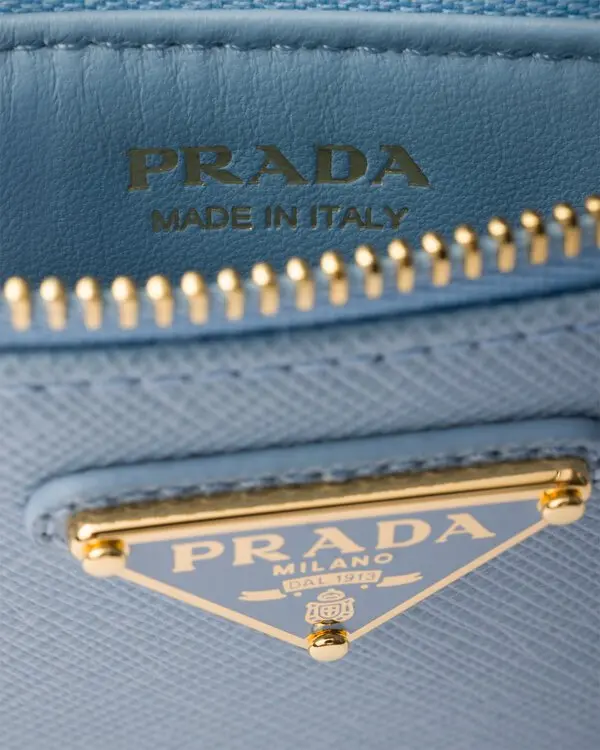 Prada Printed Saffiano Leather Card Holder