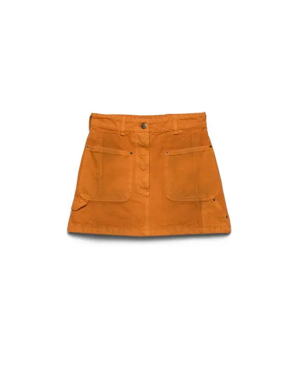Prada Canvas Mini Skirt