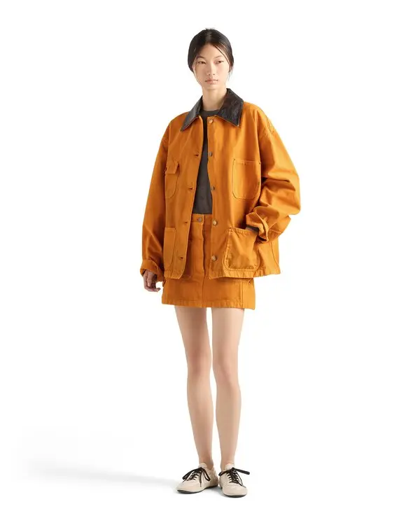 Prada Canvas Mini Skirt