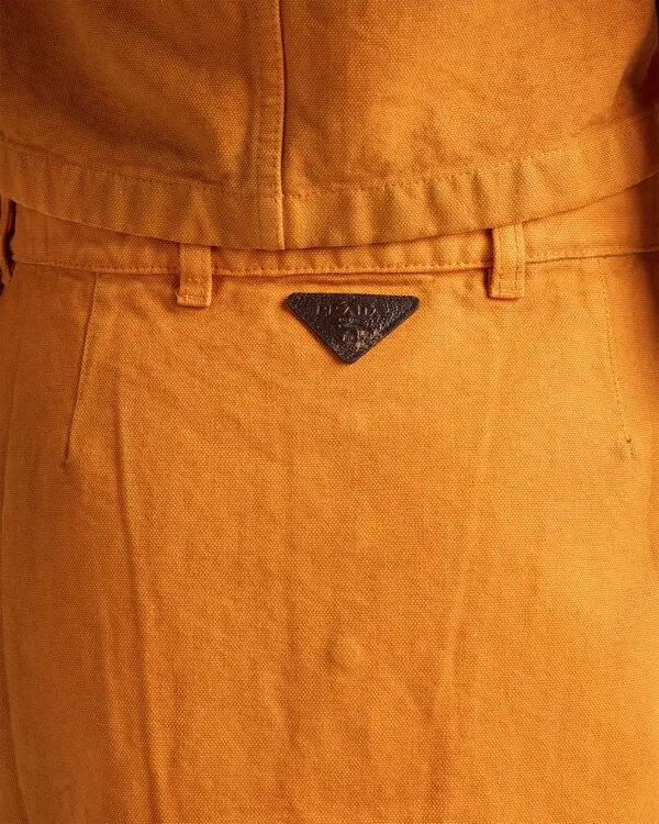 Prada Canvas Mini Skirt