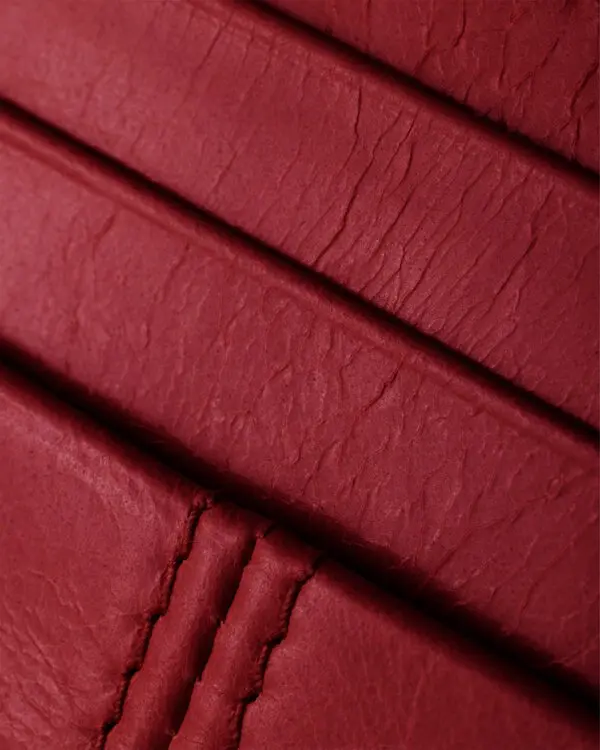 Prada Leather Card Holder - Red