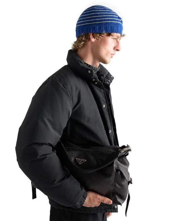 Prada Leather Shoulder Bag - Black