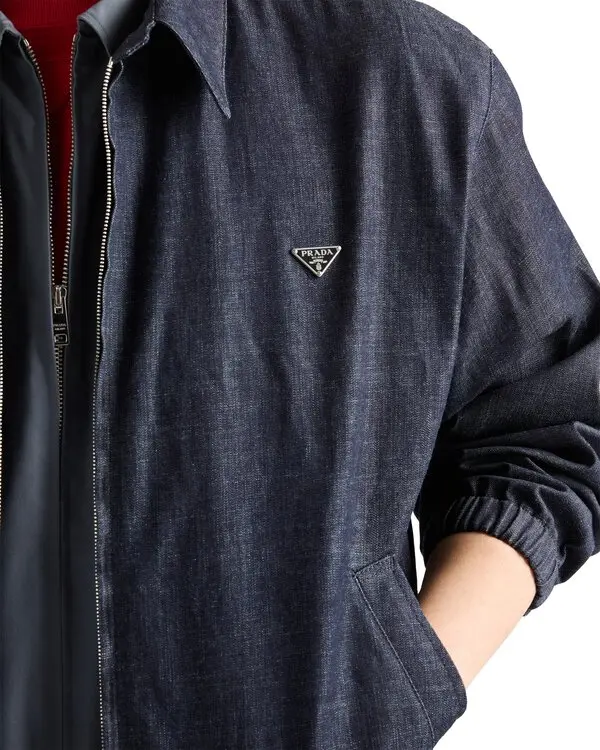 Prada Denim Blouson Jacket