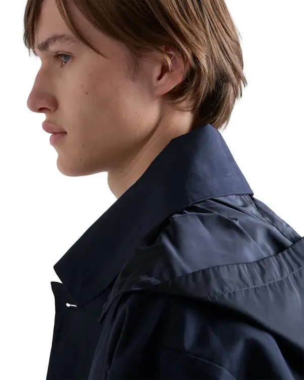 Prada Hooded Cotton Coat