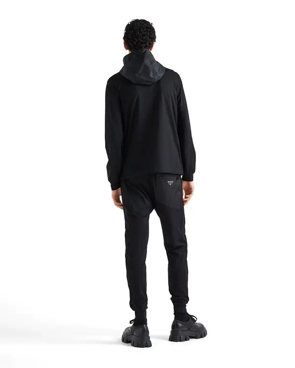 Prada Technical Cotton And Re-nylon Cardigan