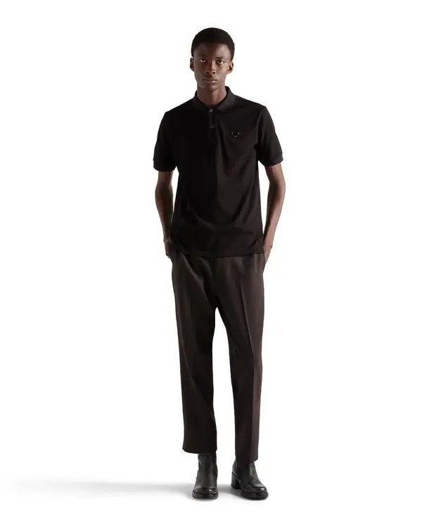 Prada Piqué Polo Shirt